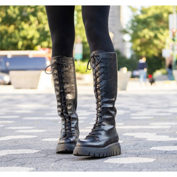 J Slides | Shoes | J Slides Knee High Boots Womens 8 Telly Black ...